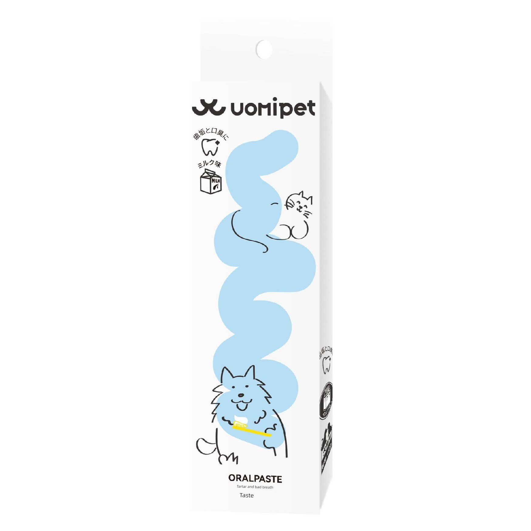 UOMIPET Пет Dental Гель для Собак и Кошек - Свежий Дыхание, Уход за Полостью Рта, Контроль Зубного Камня, Нетоксичная