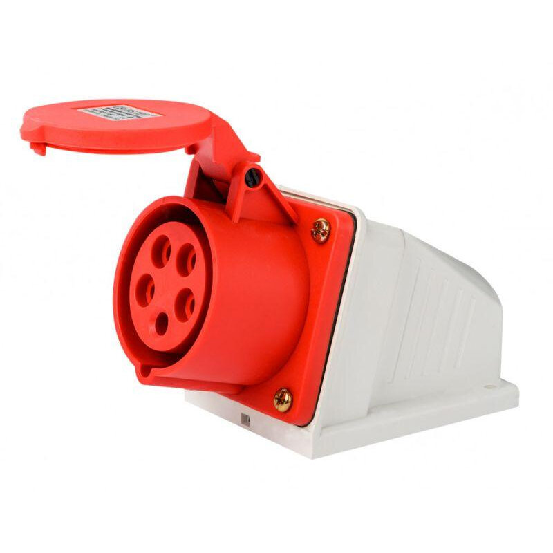 Розетка стационарная 3Р+РЕ+N 32А 380В IP44 РС-103, SCHNEIDER ELECTRIC 26195DEK (1 шт.)