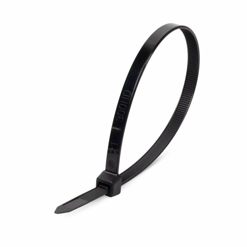 Хомут нейлоновый КСС 9х650 черн. (уп.100шт), КВТ 80008 (1 упак)