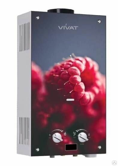 Газовая колонка VIVAT GLS 20-10 D NG с изображением Малина