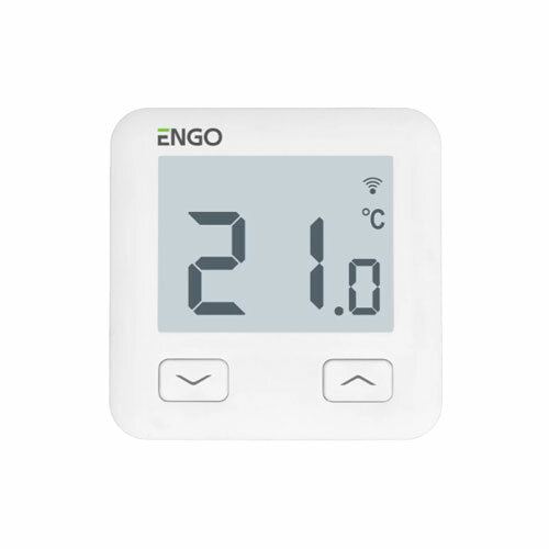 Термостат ENGO комнатный встраиваемый, программ. с дисплеем, WiFi (белый)