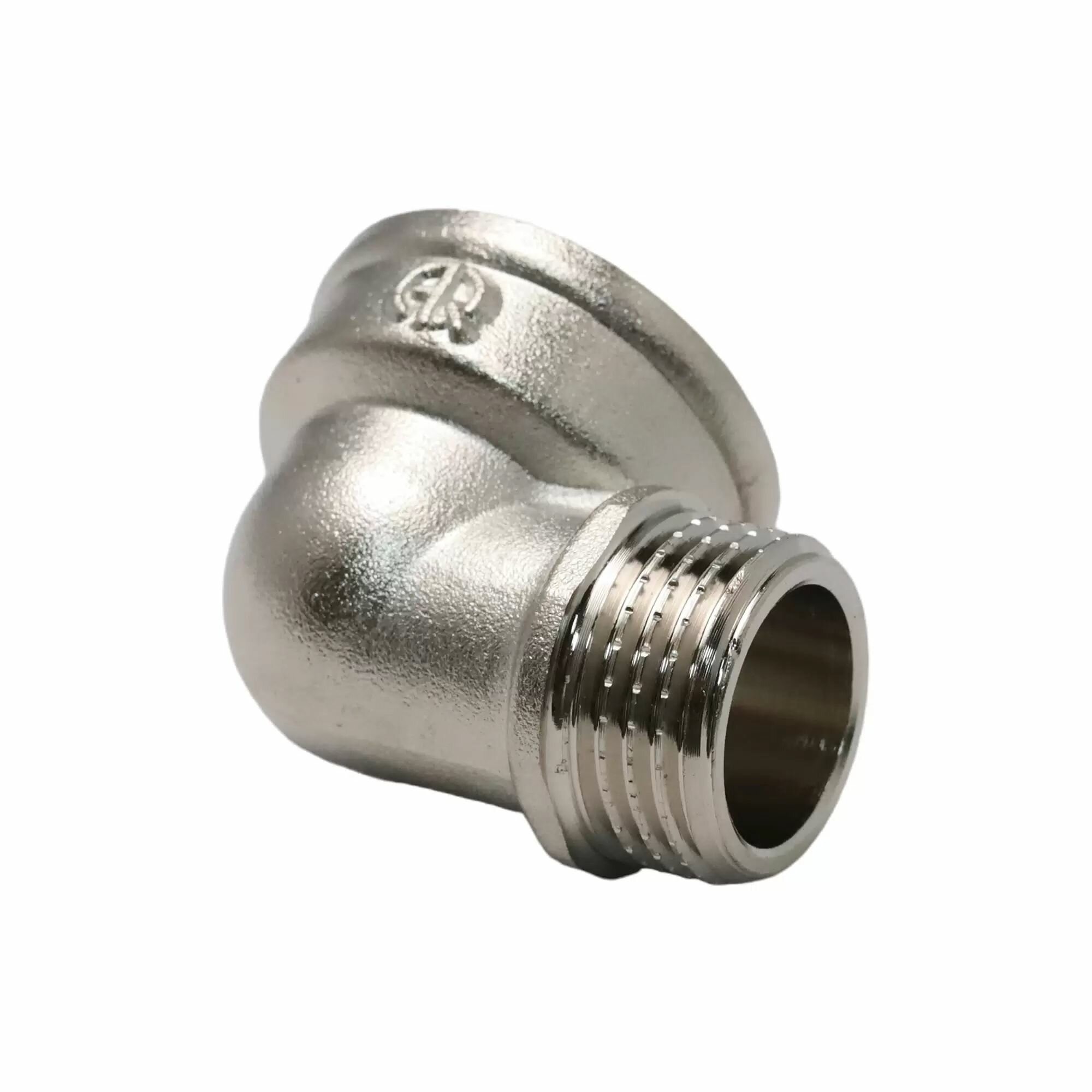 Уголок внутренняя-наружная резьба 1/2" никелированный AQUALINK