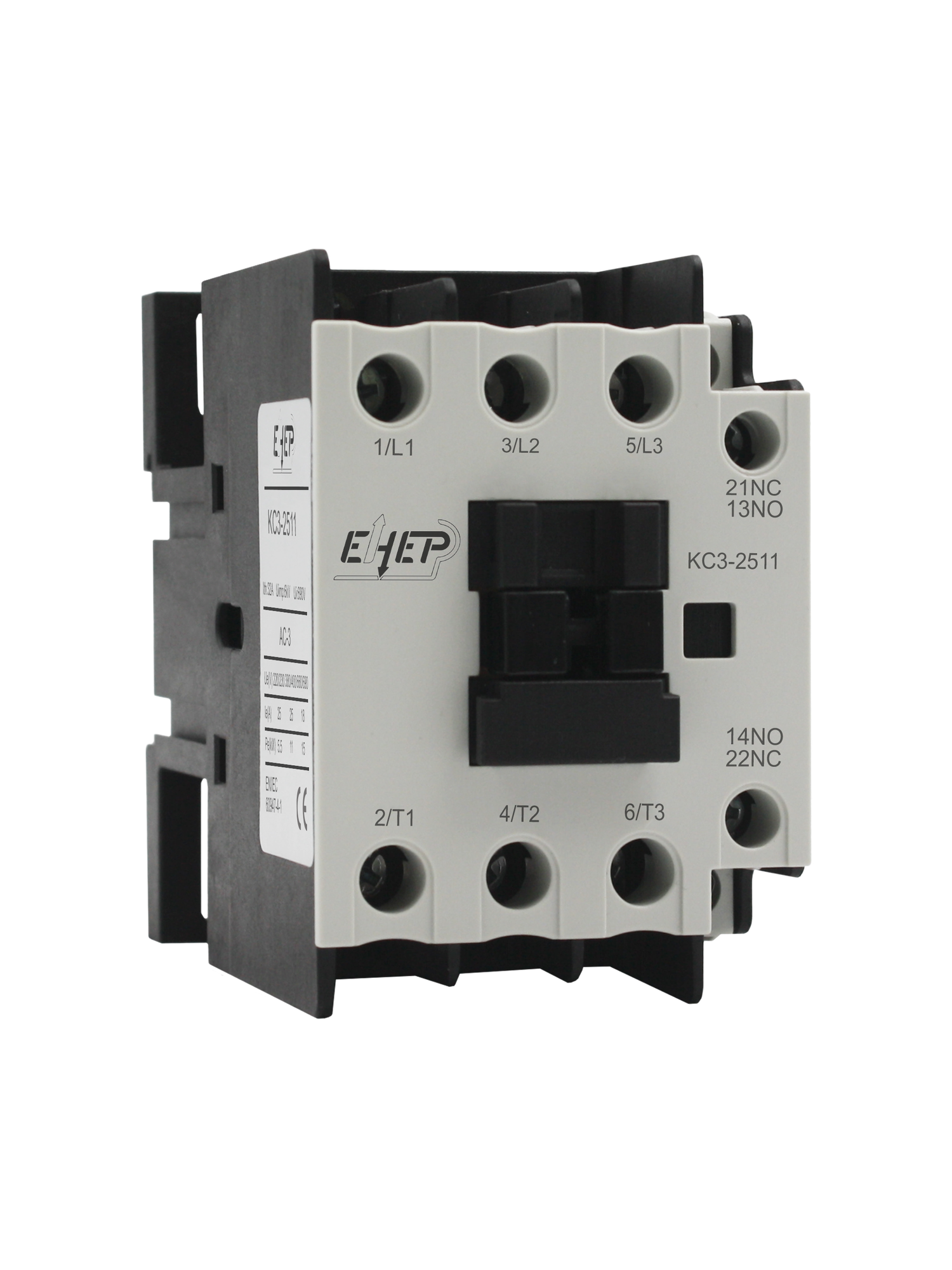 Контактор ENER-R KC3-2511 3P 25A 1NO+1NC (Катушка 220V 50/60 Hz)
