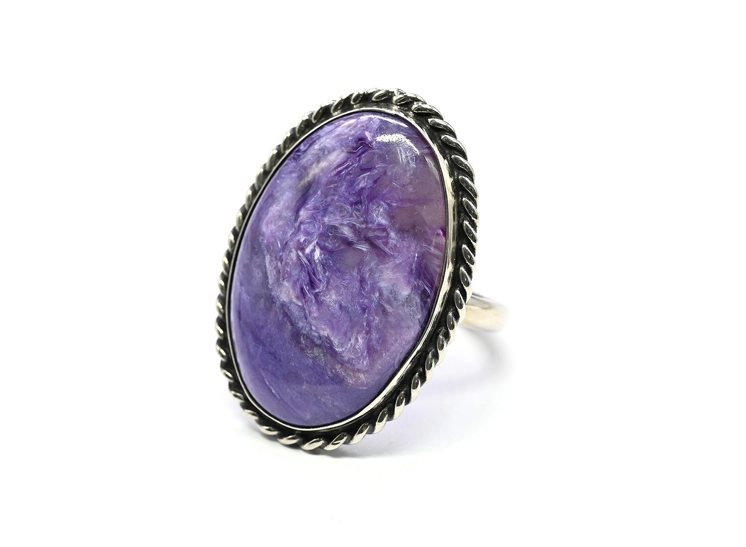 Кольцо, чароит