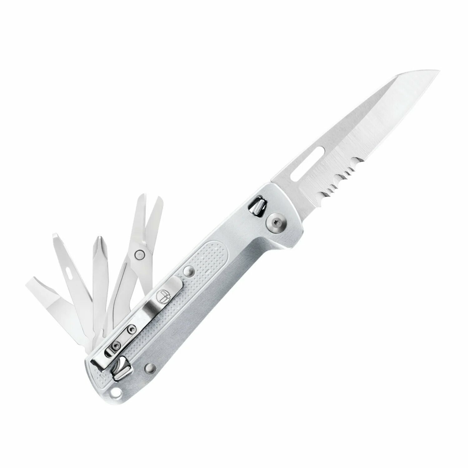 Комбинированный нож LEATHERMAN Free K4X Silver Aluminum 832660
