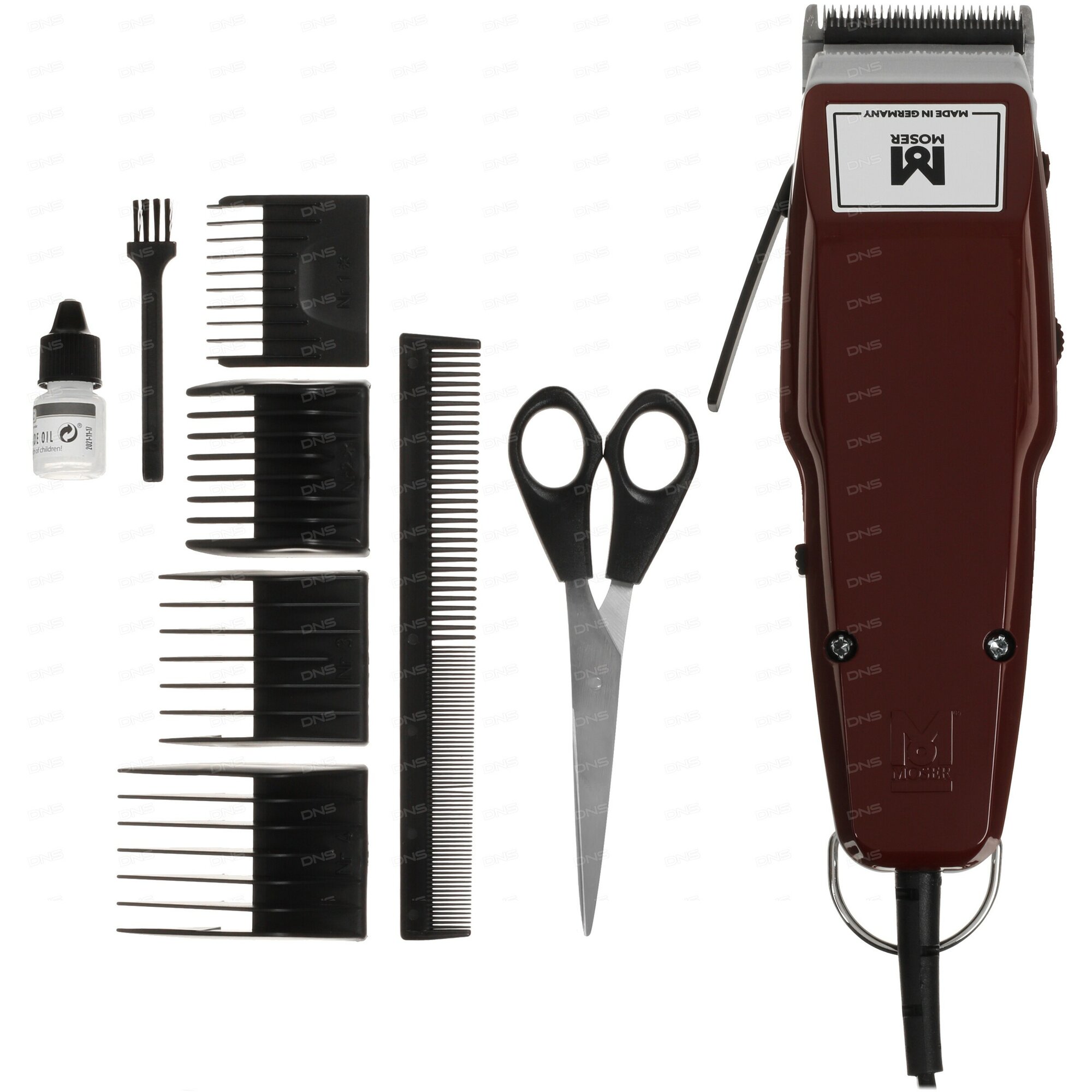 Машинка для стрижки Moser, 1400-0278, вибрационный двигатель, насадка 4,5-14 мм