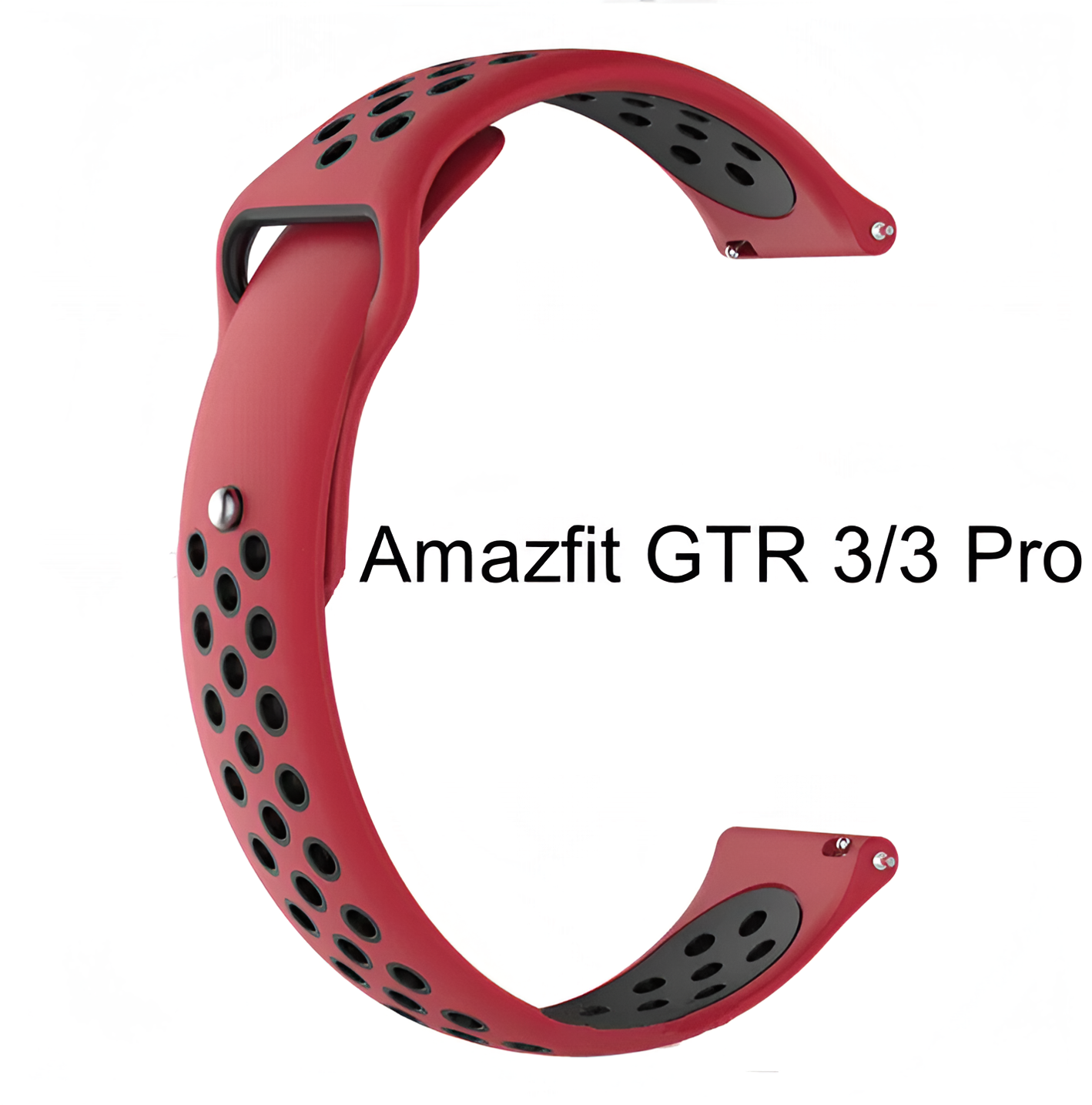 Силиконовый водостойкий сменный ремешок браслет MyPads для умных смарт-часов Amazfit GTR 3/3 Pro со спортивным дизайном