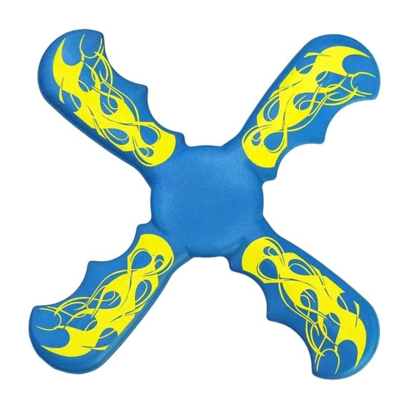 Детский бумеранг для улицы, Четыре листа Синего цвета