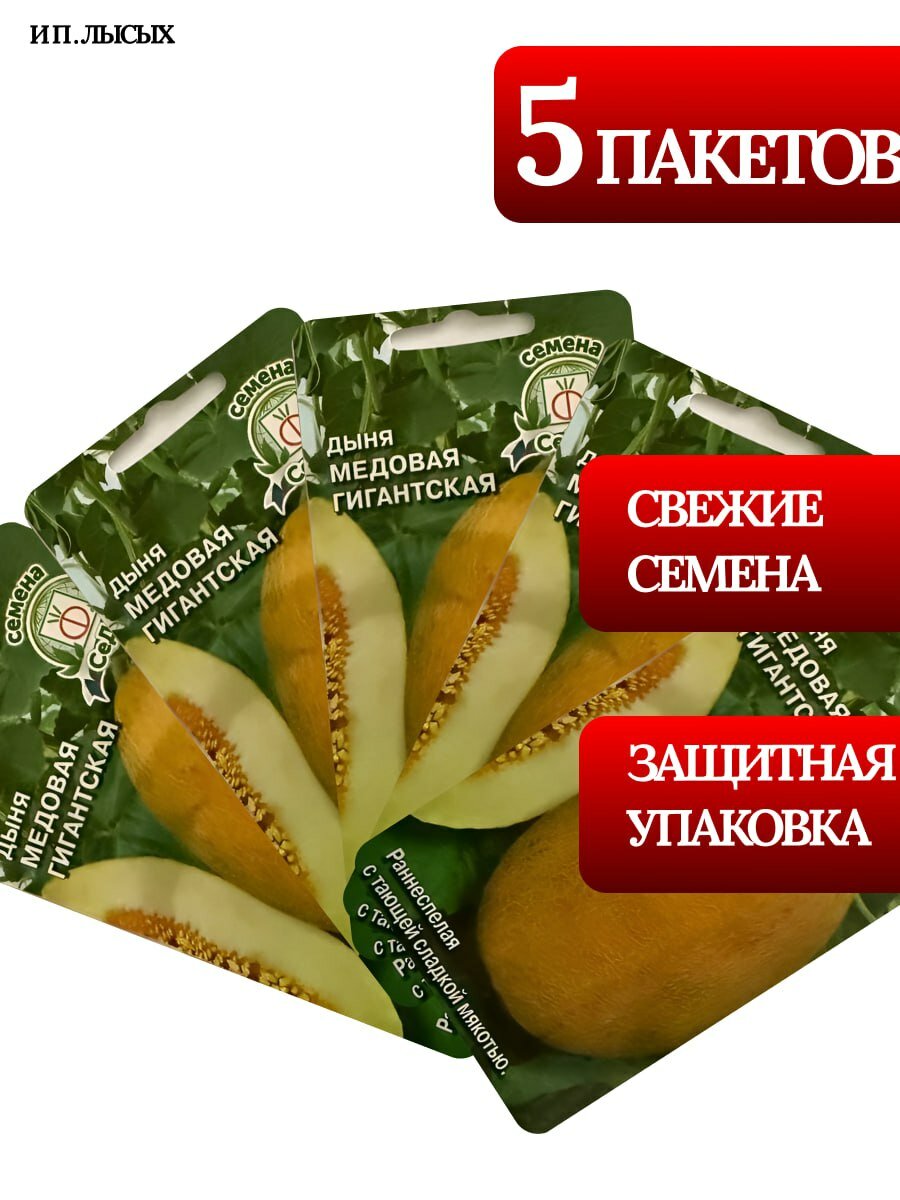 Семена Дыня "Медовая Гигантская"