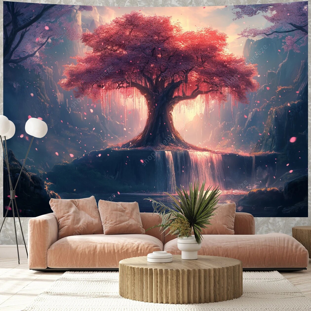 Психоделический гобелен «Древо жизни»