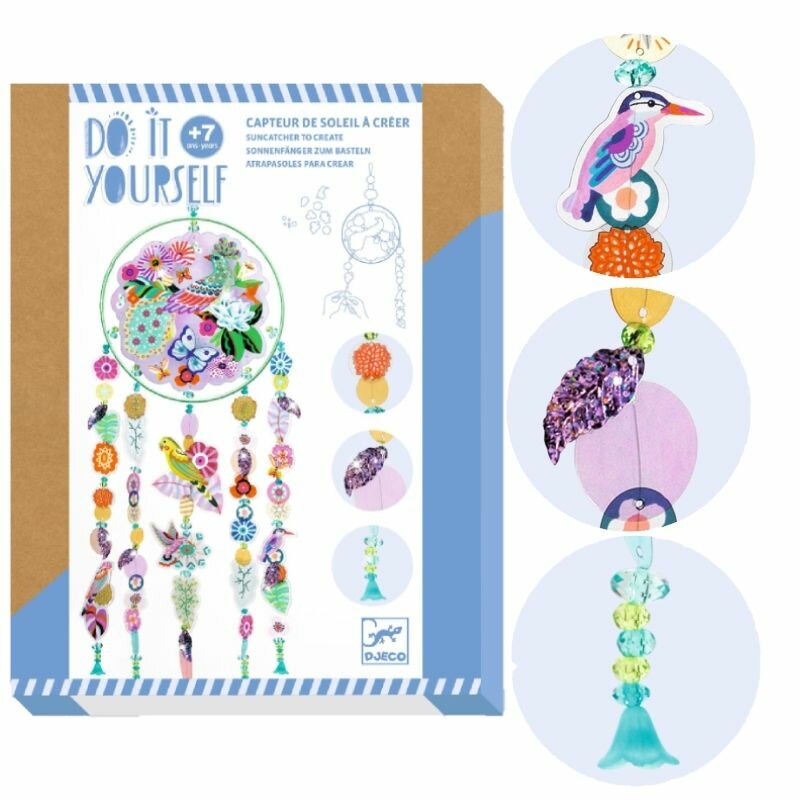Набор для творчества Djeco - Ловец : "Райская птица" , для самостоятельной сборки - DJ07962