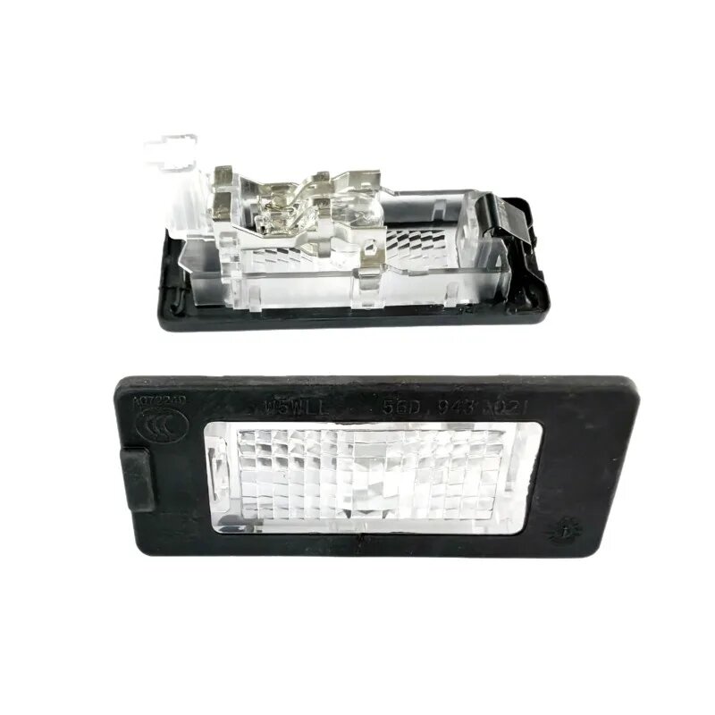 2 шт. фонарей подсветки номерного знака, подходят для VW Passat, Tiguan, Touareg, Jetta, Skoda 56D 943 021 56D943021