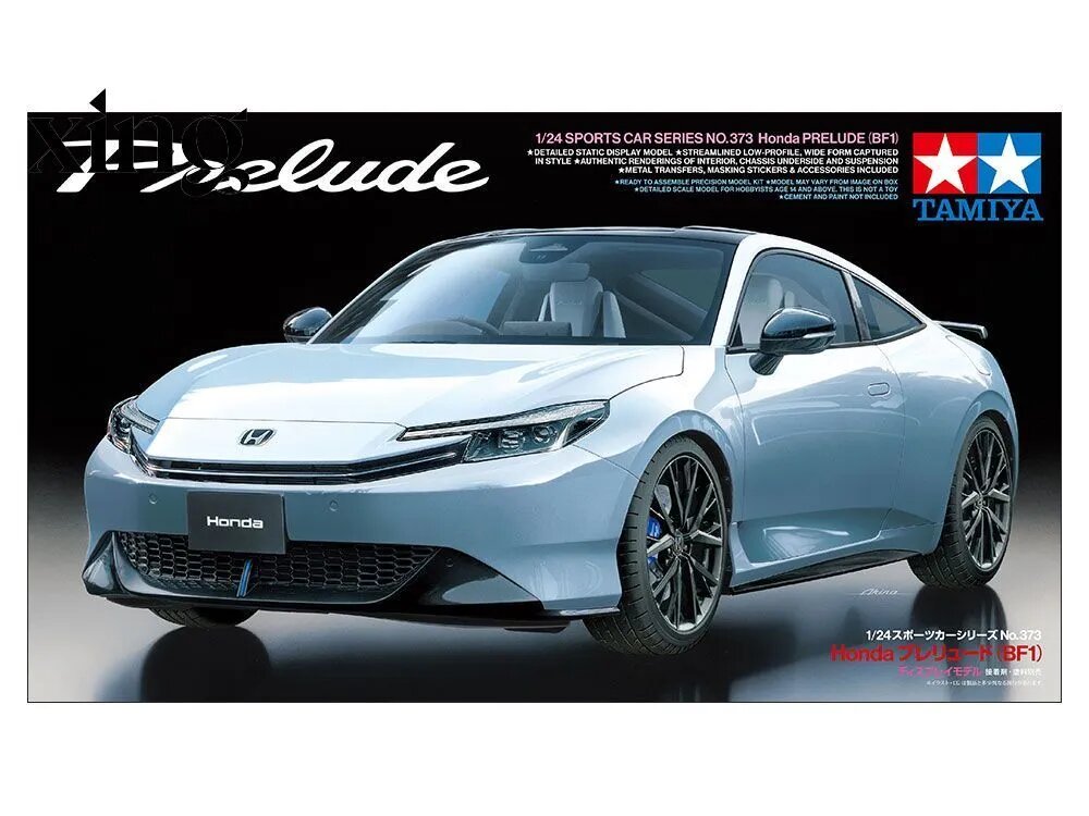 Tamiya TA24373 1/24 Серия спортивных автомобилей Prelude (BF1) Собранный набор моделей