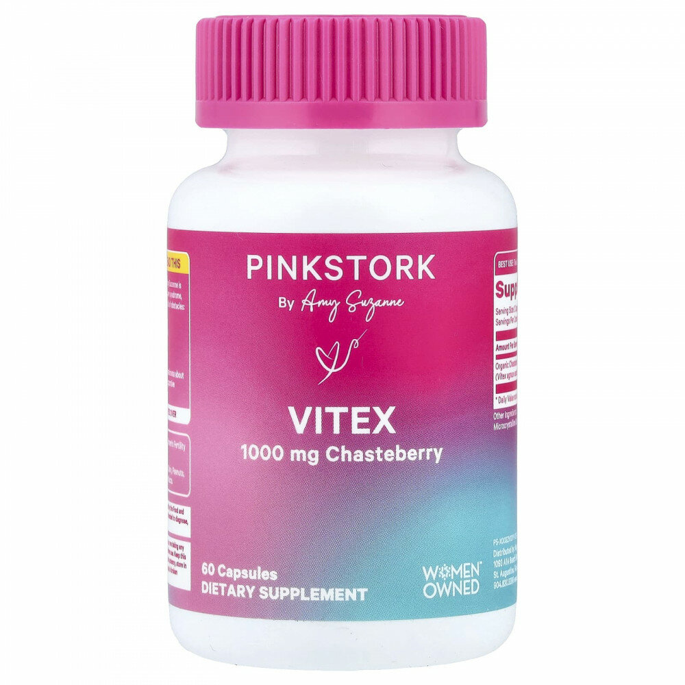 Pink Stork, витекс, 60 капсул (500 мг в 1 капсуле)