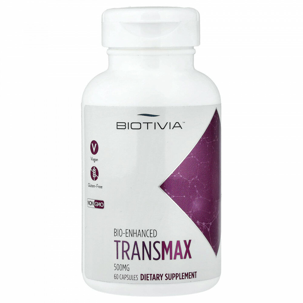 Biotivia, Transmax, 60 капсул