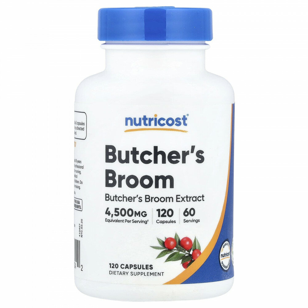 Nutricost, иглица колючая, 120 капсул (150 мг в 1 капсуле)