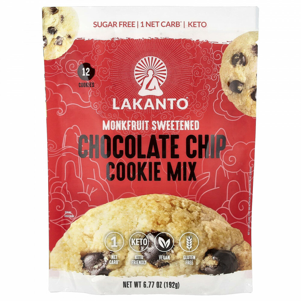 Lakanto, Смесь для шоколадного печенья, 192 г (6,77 унции)