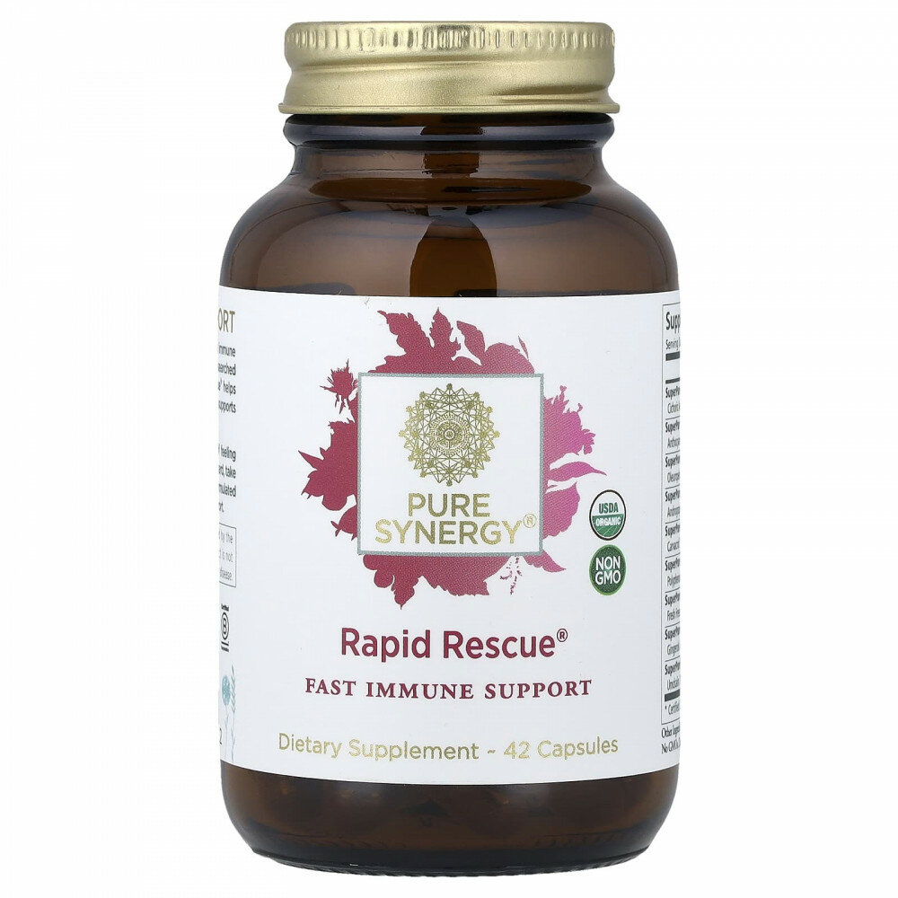 Pure Synergy, Rapid Rescue®, 42 капсулы