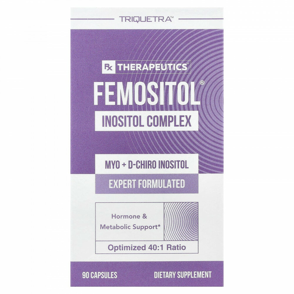 Triquetra Health, Femositol®, комплекс инозитола, 90 капсул