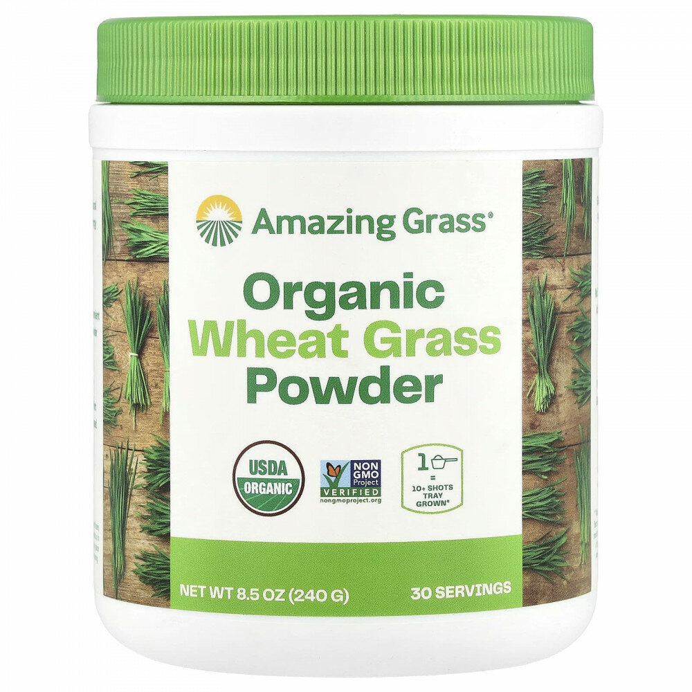 Amazing Grass, Органический порошок из ростков пшеницы, 240 г (8,5 унции)