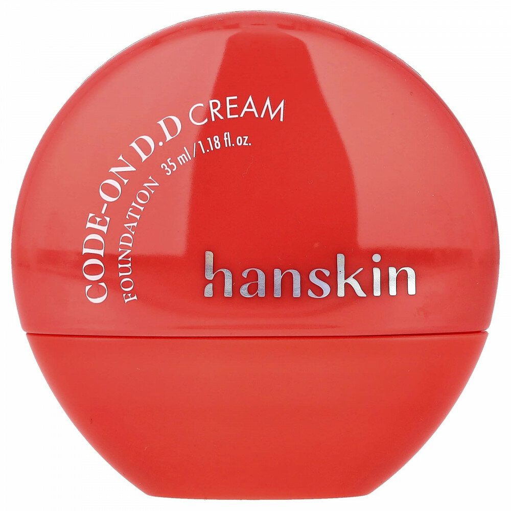 Hanskin, Code-On DD Cream, тональный крем, 21N светлый бежевый, 35 мл (1,18 жидк. унции)