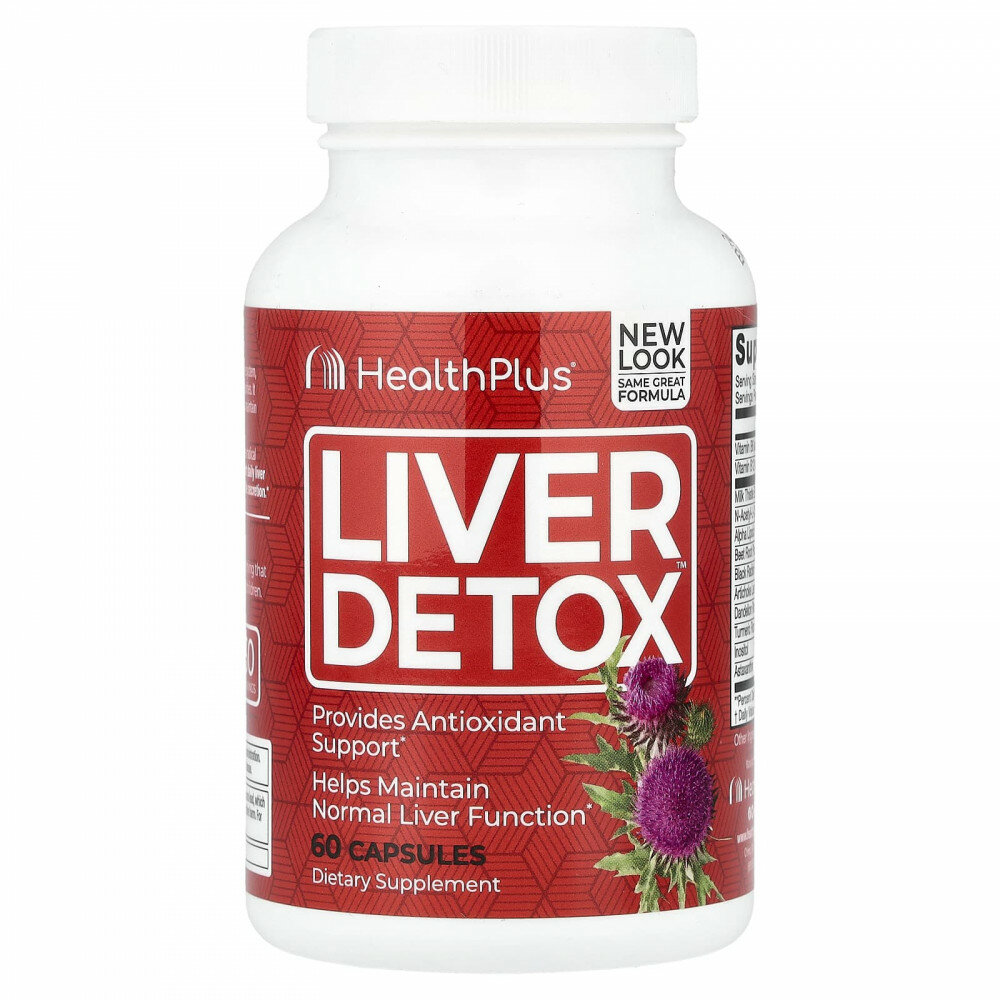 Health Plus, Liver Detox™, 60 капсул