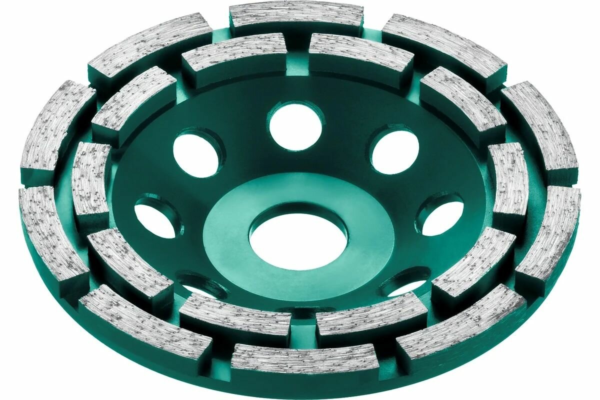 Чашка алмазная KRAFTOOL Double Industrial, двухрядная шлифовальная, диаметр 125 мм