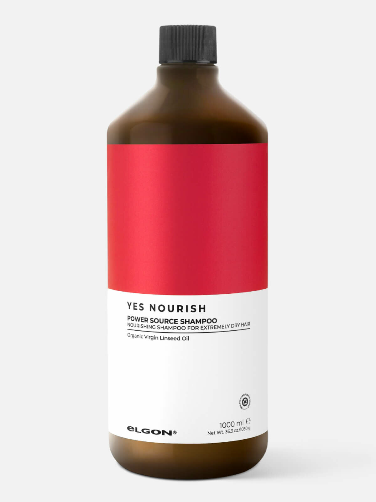 Шампунь питательный для сухих нормальных, толстых и густых волос Elgon Yes Nourish, 1000 мл