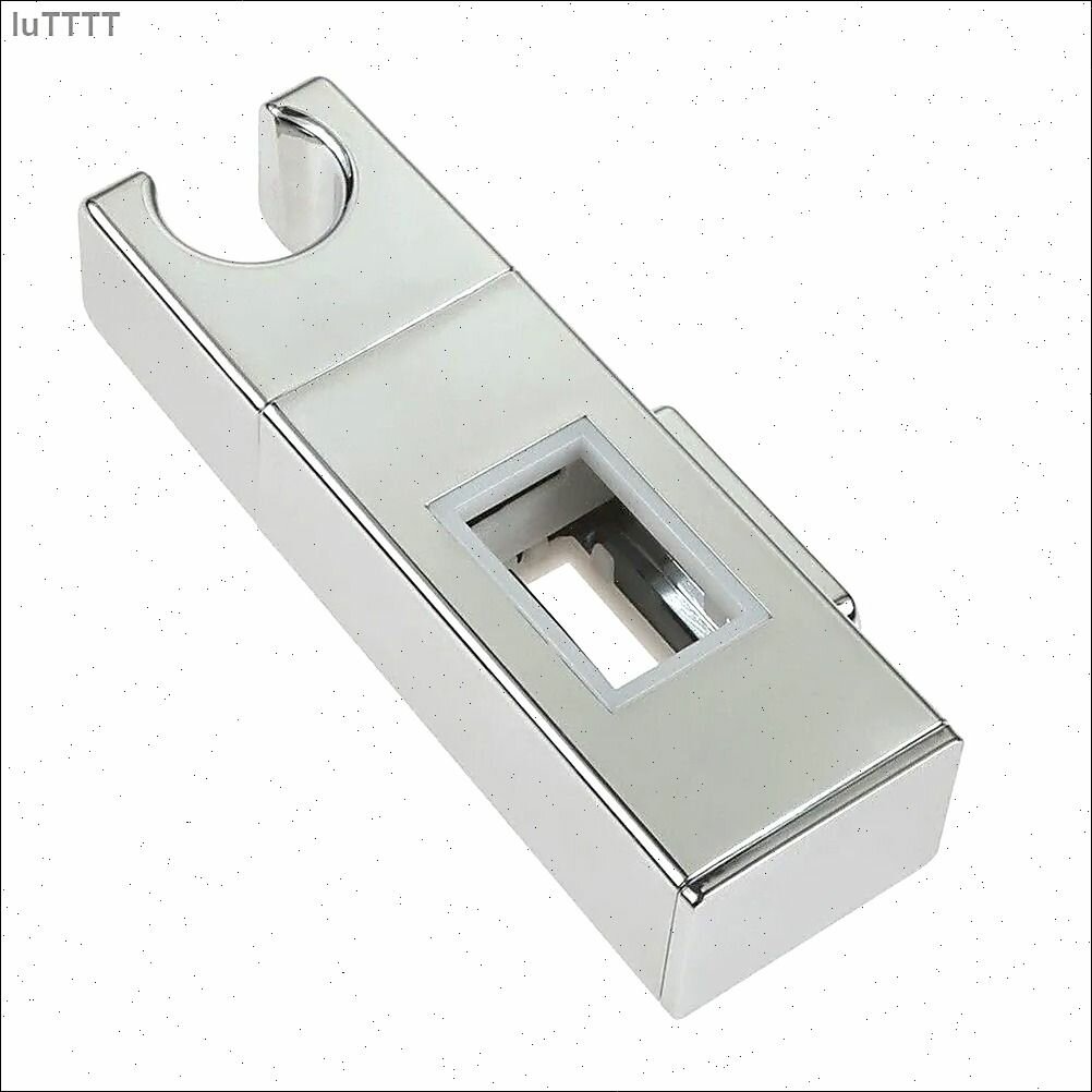 OZ-EXMA Держатель для душевой лейки для ванной комнаты, хромированный кронштейн из АБС-пластика, прямоугольный комплект для установки штанги