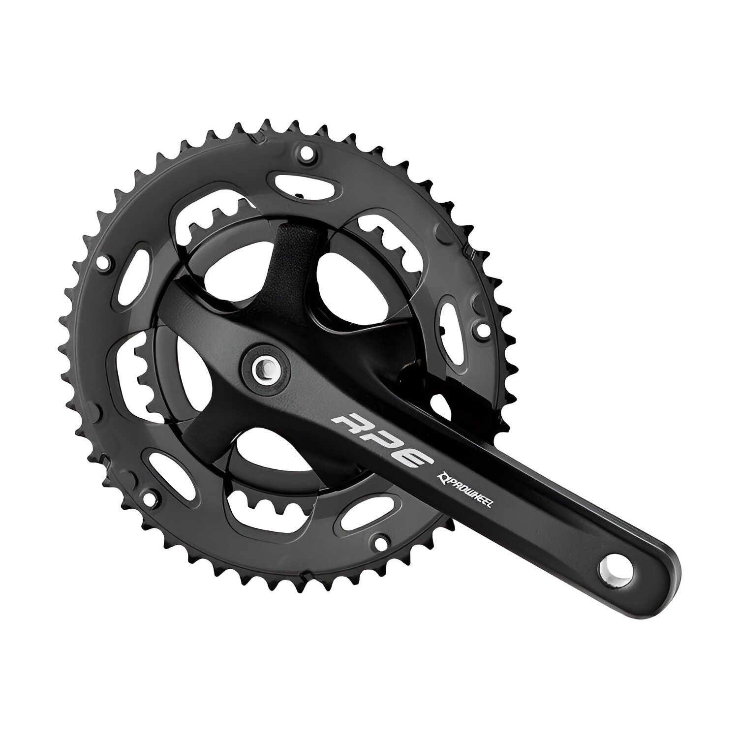 Система шатунов Prowheel RPE-421 2x8/2х7 скоростей, 34-50T, 175 мм, Road, черная