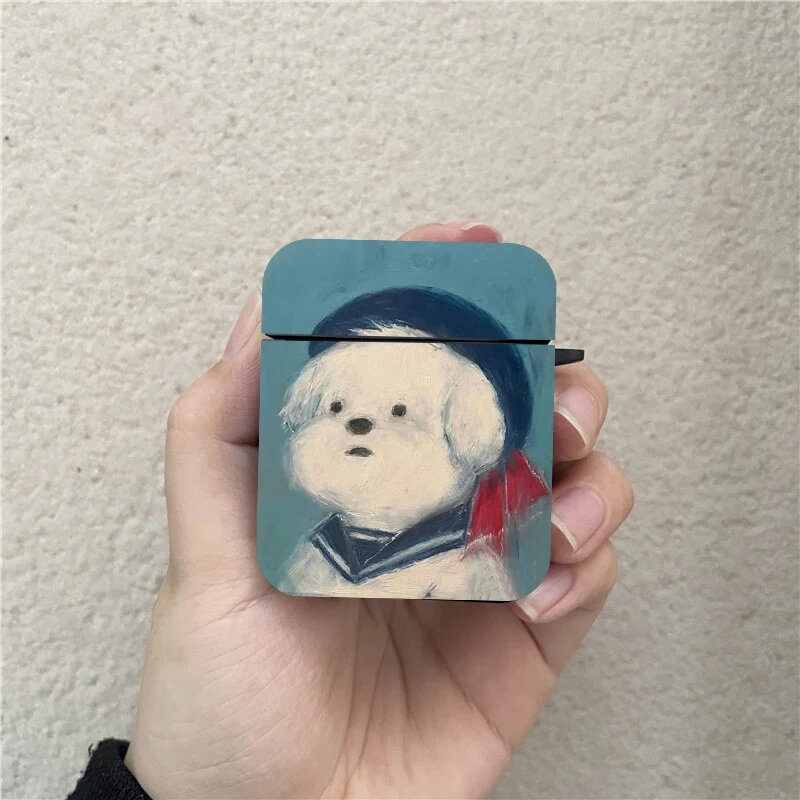 Чехол для наушников Apple Airpods Про 2 белый For Airpods 4(2024), -2