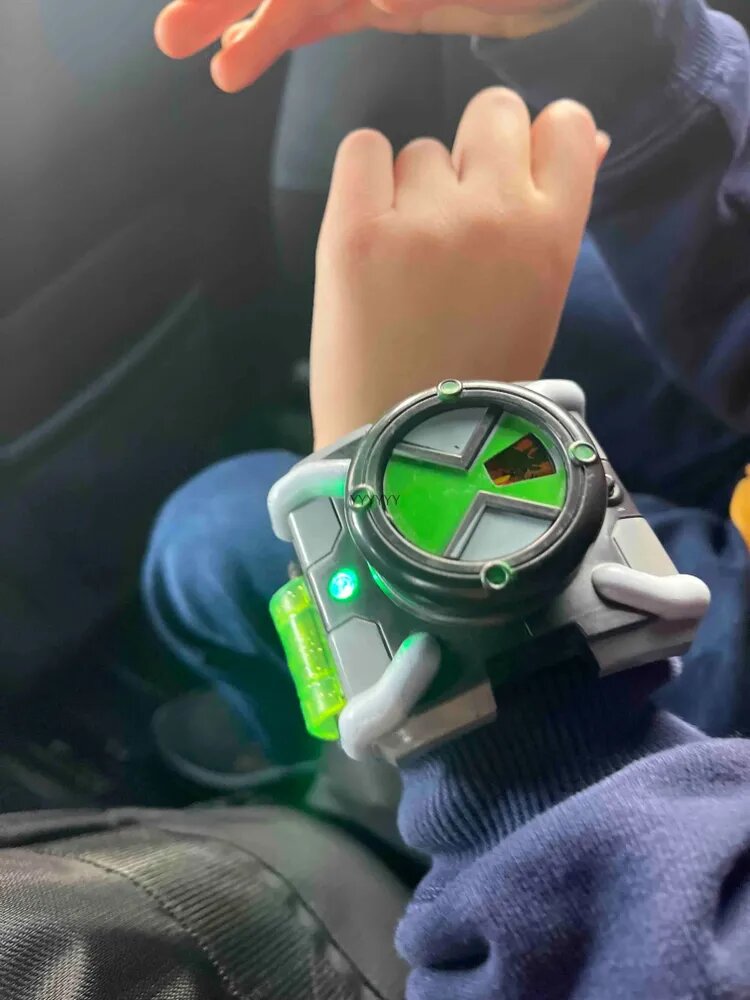 Интерактивная игрушка Акустический часы BEN 10 Зеленый для мальчиков 3-5 лет