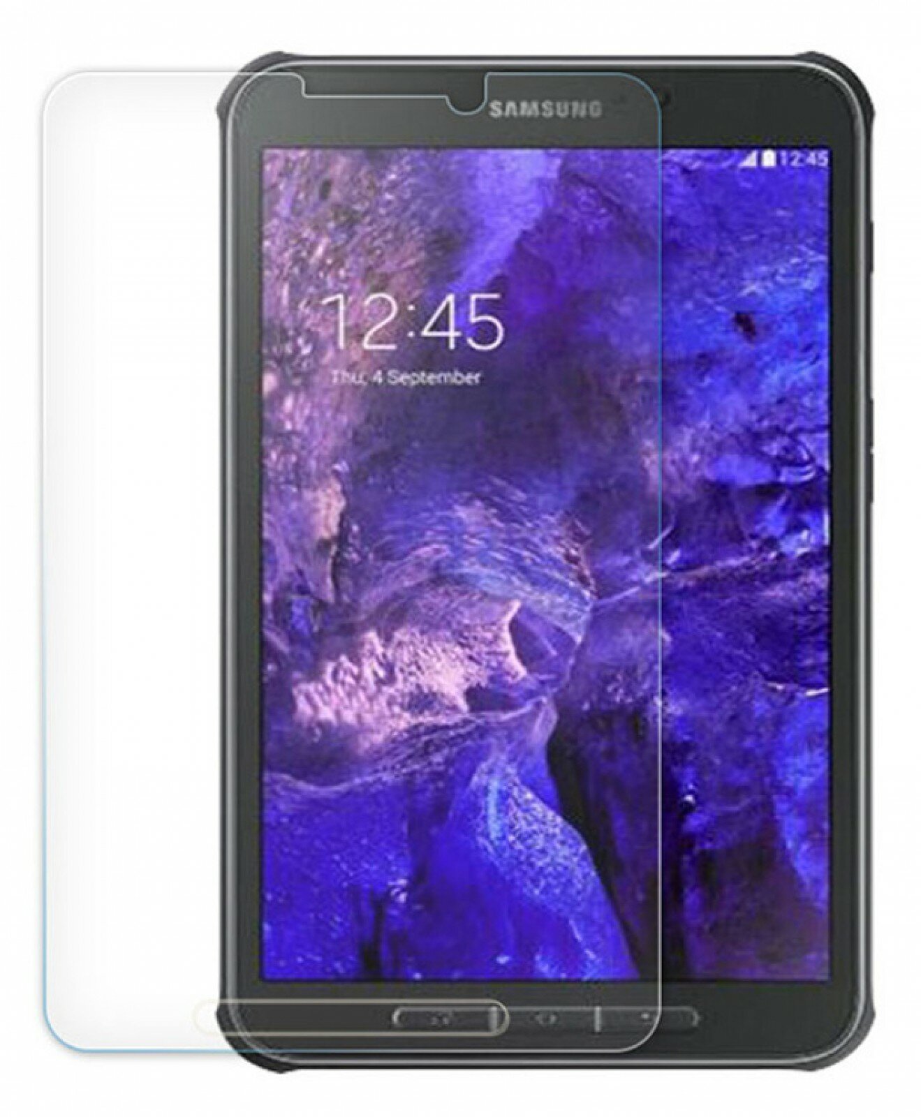 Защитное противоударное стекло MyPads для Samsung Galaxy Tab Active 2 SM-T390/SM-T395 с олеофобным покрытием