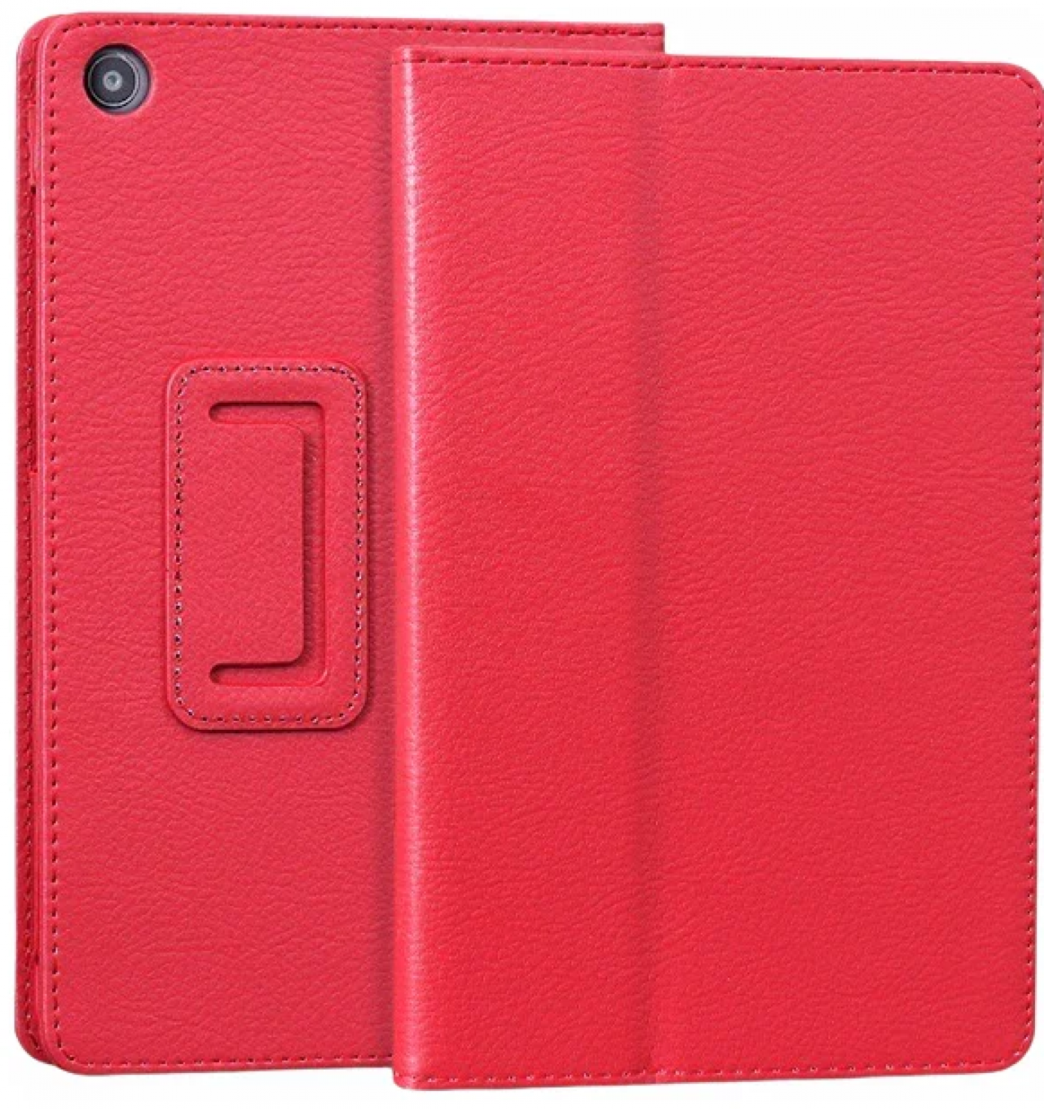 Чехол MyPads для Huawei MediaPad M5 10.8 и M5 10.8 Pro из импортной кожи с мульти-подставкой красный