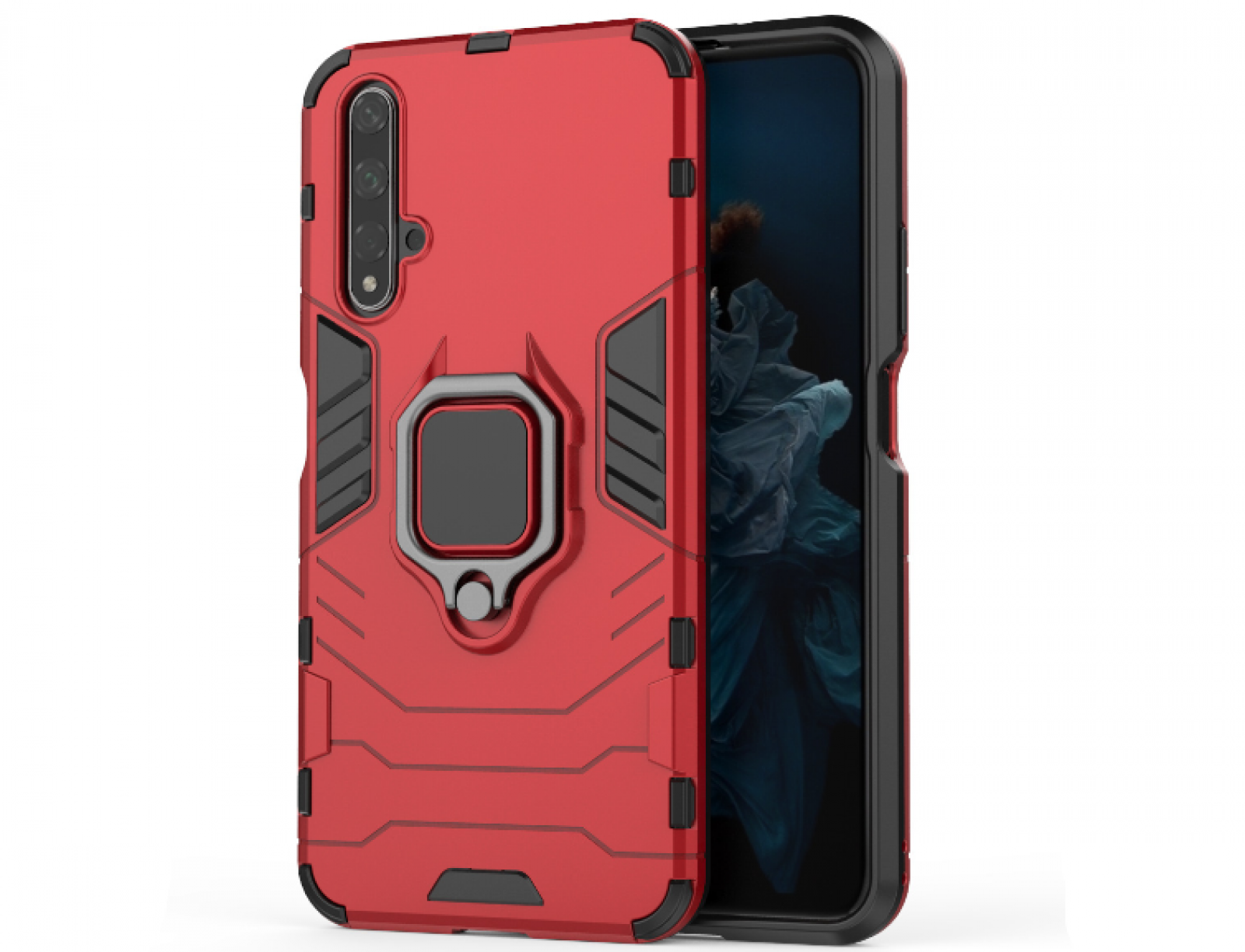 Чехол-бампер Чехол. ру для Honor 20S (Китайская версия) и Honor 20 противоударный красный