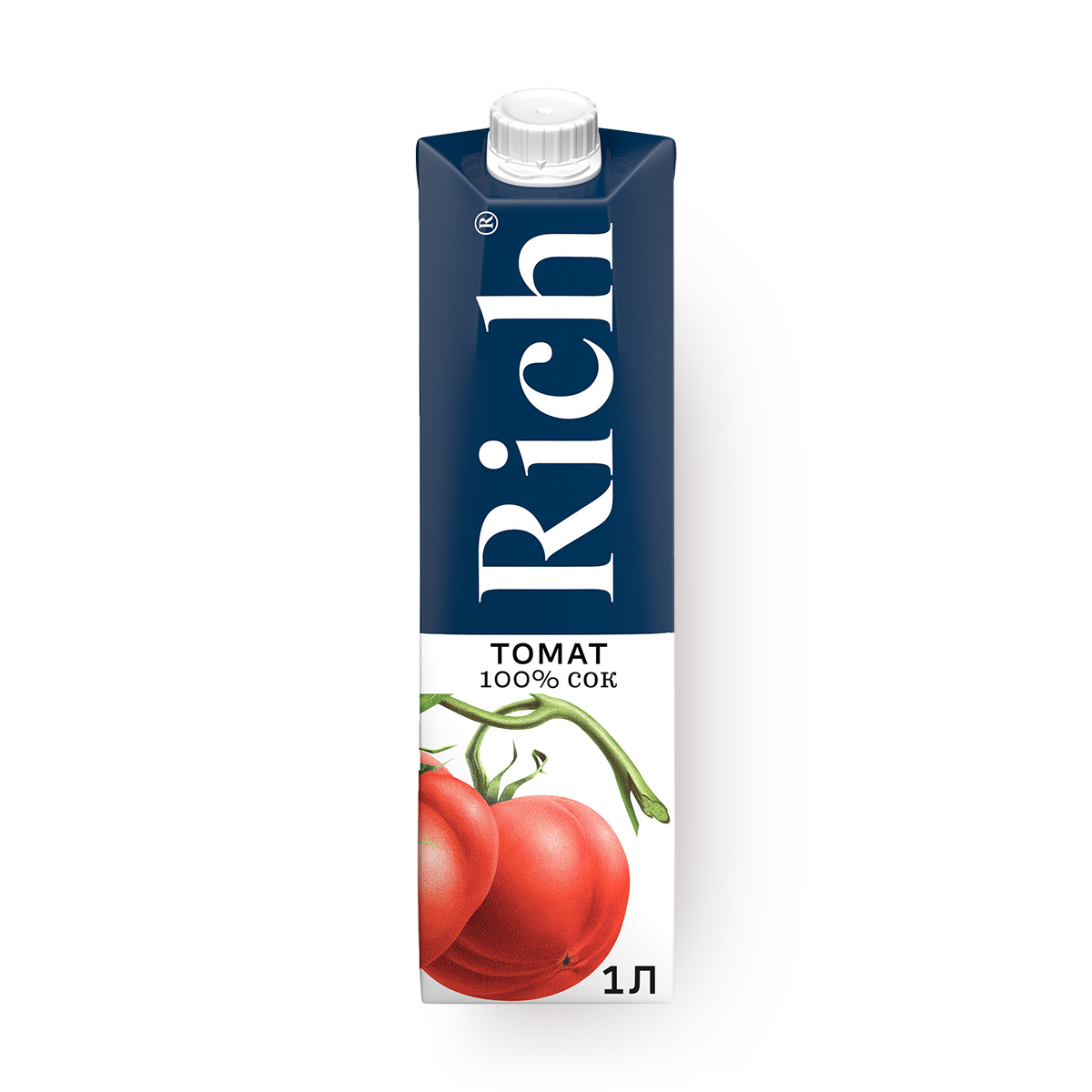 Сок Rich "Томат", с мякотью, тетрапак, 1 л, от 0 °C до +25 °C