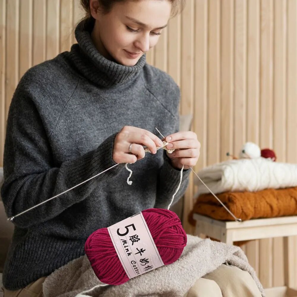 Пряжная клубок для ручного вязания