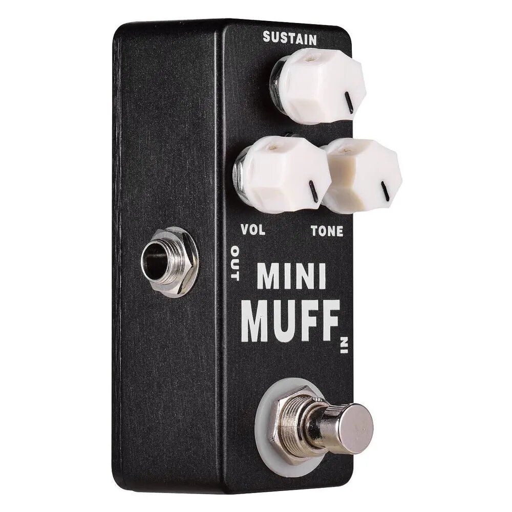 Педаль эффектов Mini Muff дисторшн-фузз на основе электрогармоникса Big Muff Pi, металл, для электрогитары