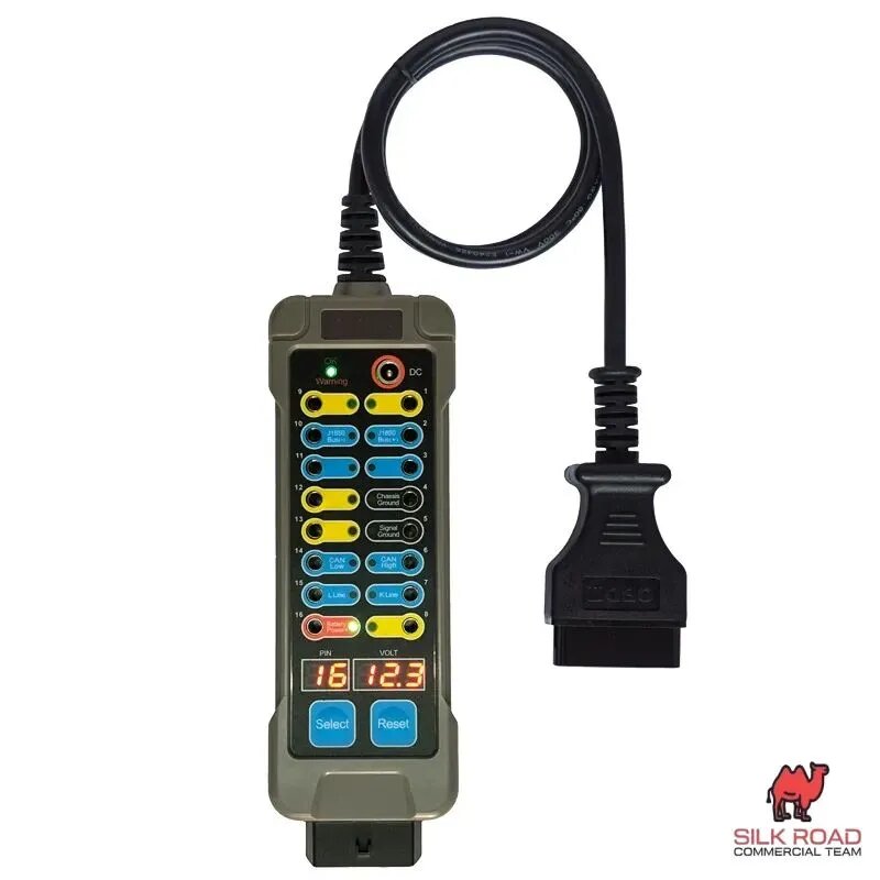 Автосканер OBD2 диагностика автомобилей KS70 для двигателя, черный пластик