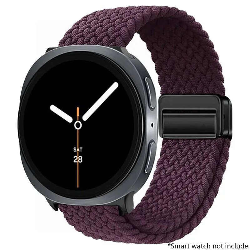 Нейлоновый ремешок Solo Loop для Samsung Galaxy Watch 8 44mm, CherryB