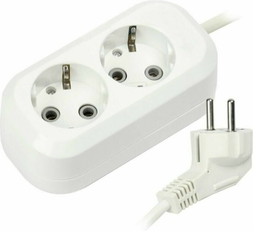 Удлинитель сетевой Smartbuy с заземлением SBE-16-2-05-Z 2х 5,0 м