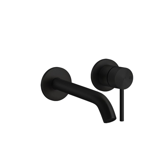 Смеситель Gessi Flessa 54086#299 для раковины с изливом 20 см, без донного клапана, внешняя часть, цвет Black XL
