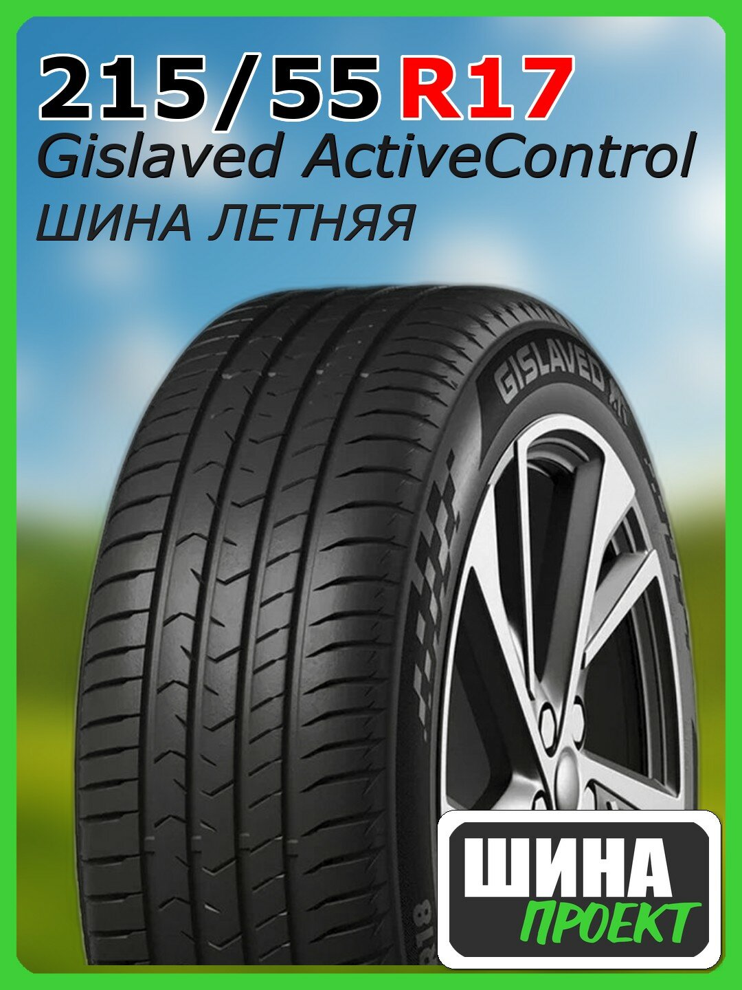 Шина летняя Gislaved 215/55/17 W 98 ActiveControl для легковых автомобилей 16100120266