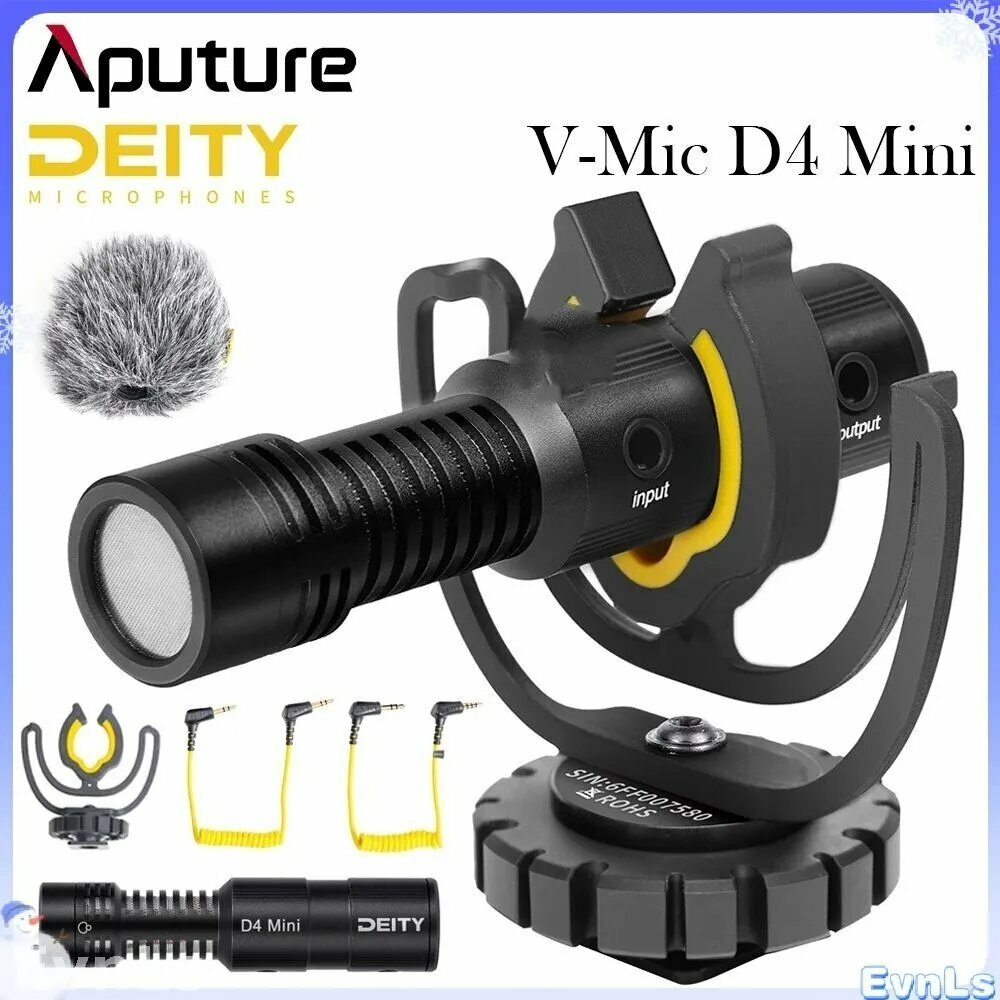 Deity Микрофонная стойка для фото и видеокамер V-Mic D4 Mini, черный