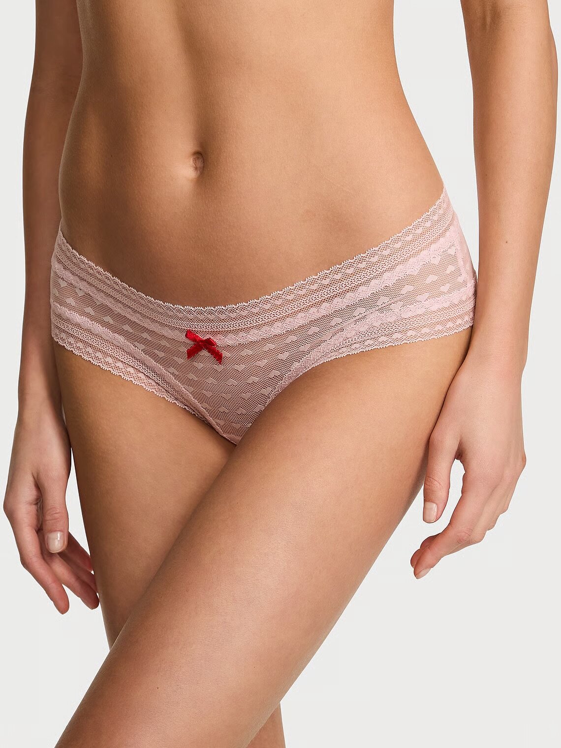 Трусы Heart Lace Cheeky Panty