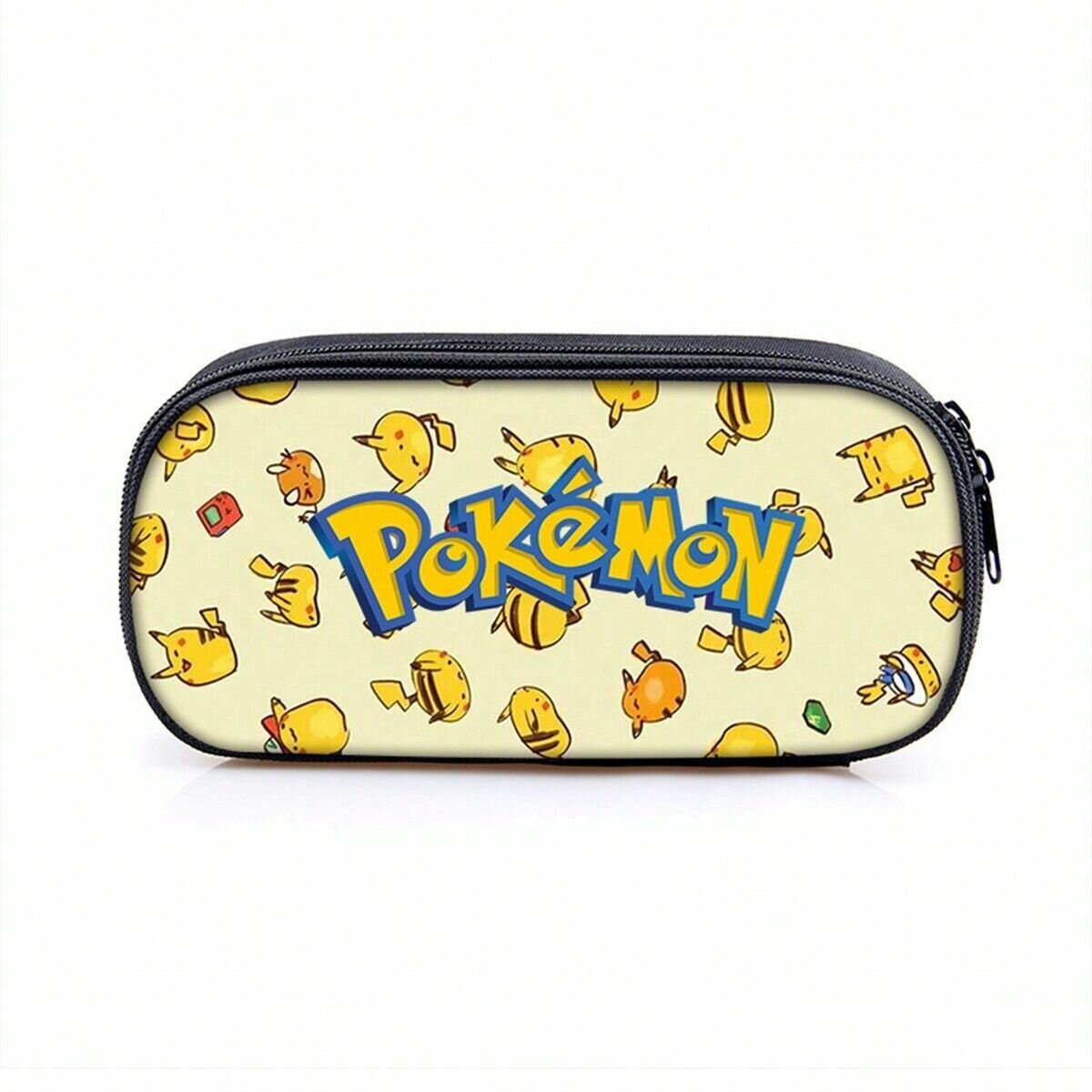 Канцелярские принадлежности Pokémon, студенческий пенал, шестиугольный держатель для ручек, сумка для хранения