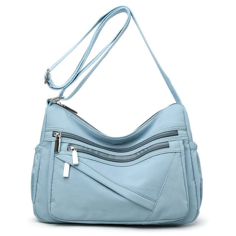 Сумка через плечо из оксфордской ткани, водонепроницаемая нейлоновая дорожная сумка через плечо, модная холщовая сумка для мам, повседневная сумка для мам.