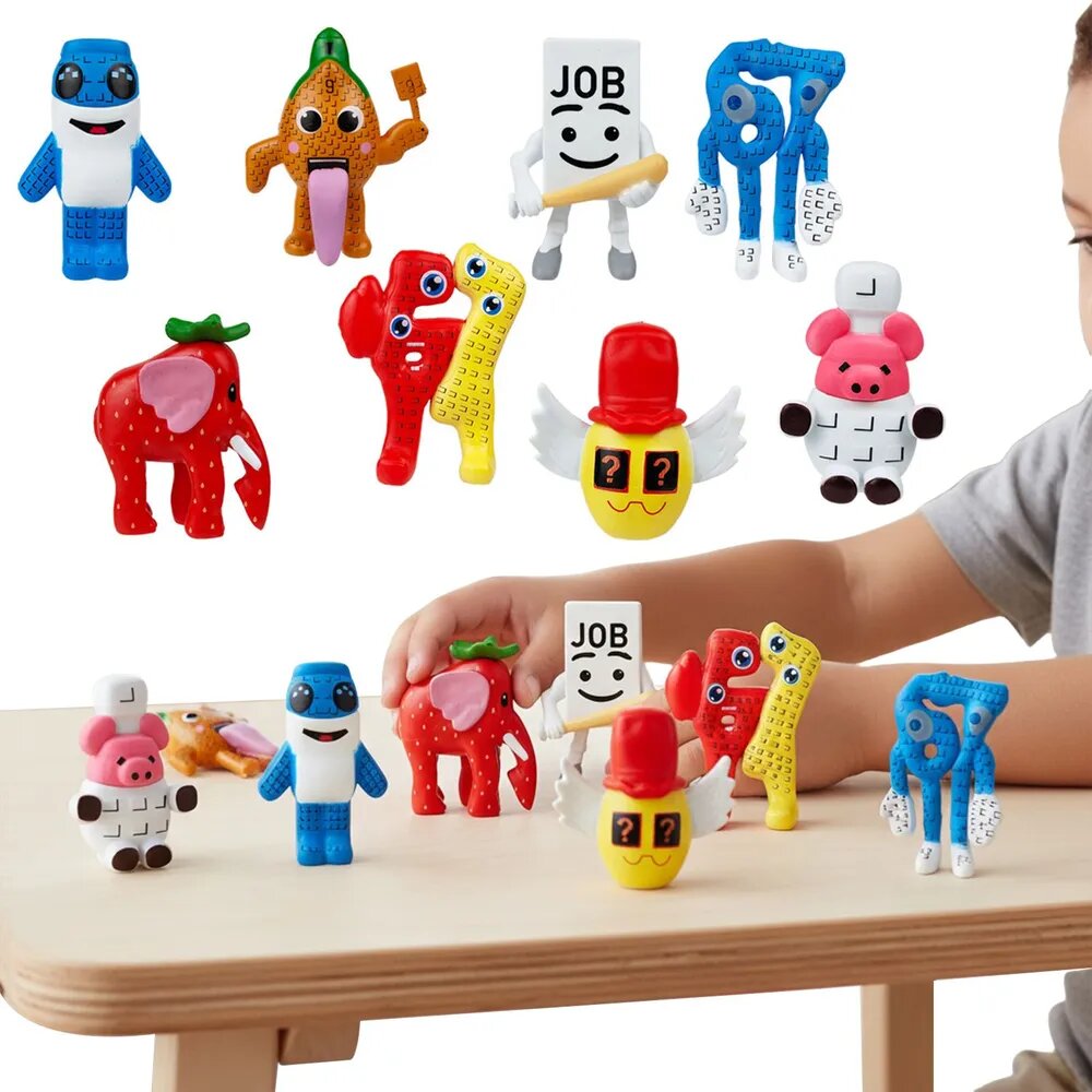 Фигурки Укради мозг из компьютерной игры, 8 шт, высота 9 см, пластик