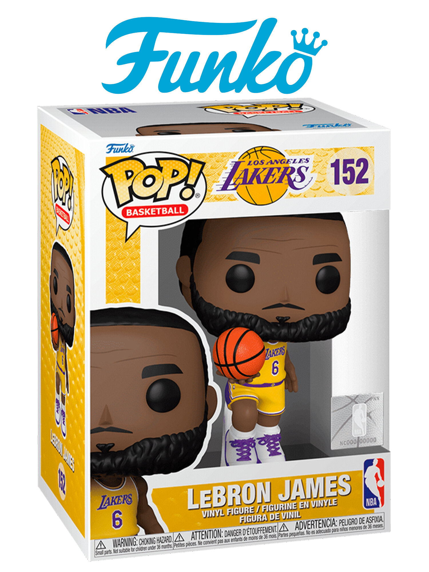Фигурка Funko POP! Lebron James in 6 Jersey (152) NBA