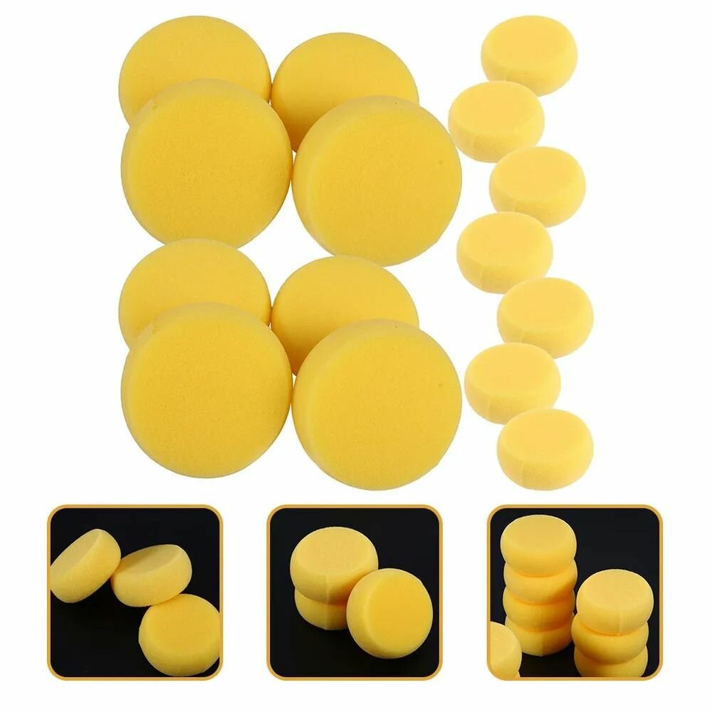 Техническая губка, высокая способность к впитыванию краски, подходит для работ по ткани и стенам, 15 штук